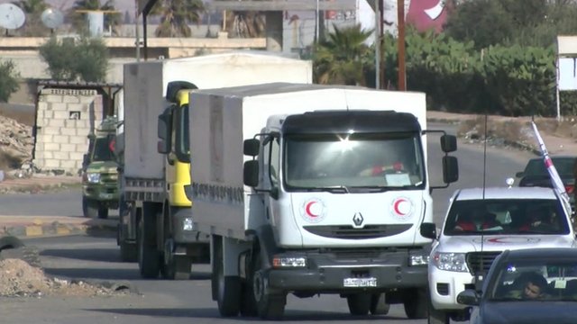 Syria conflict: Russia rejects claims it used cluster-bombs - BBC News