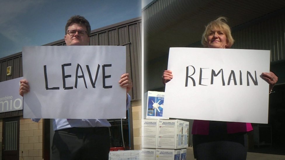 Gap narrows between leave and remain business voters - BBC News