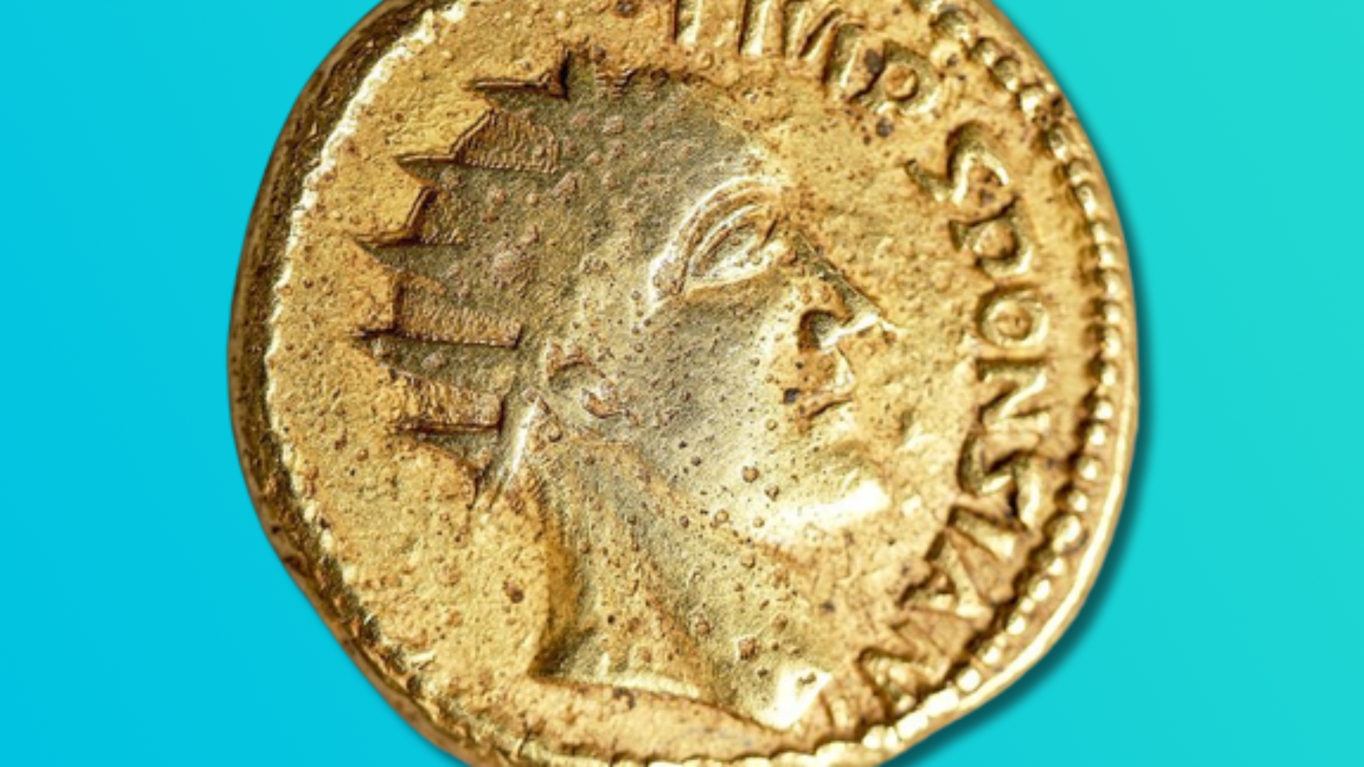 Gold coin proves Roman Emperor lost to history did exist - CBBC Newsround