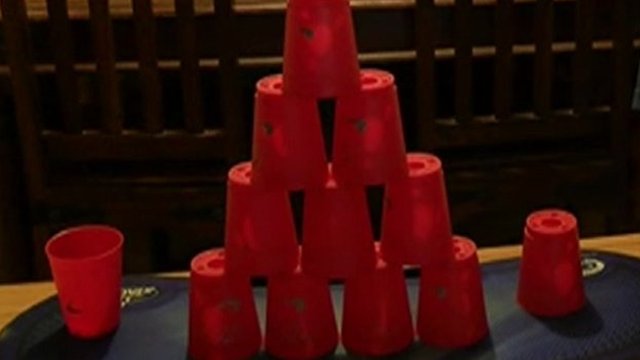 Super-fast cup stacker bids to be World Champion - BBC Newsround