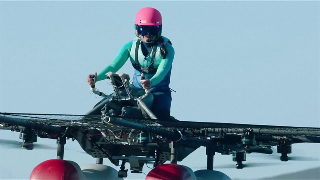 New 'personal flying machine' takes off - CBBC Newsround