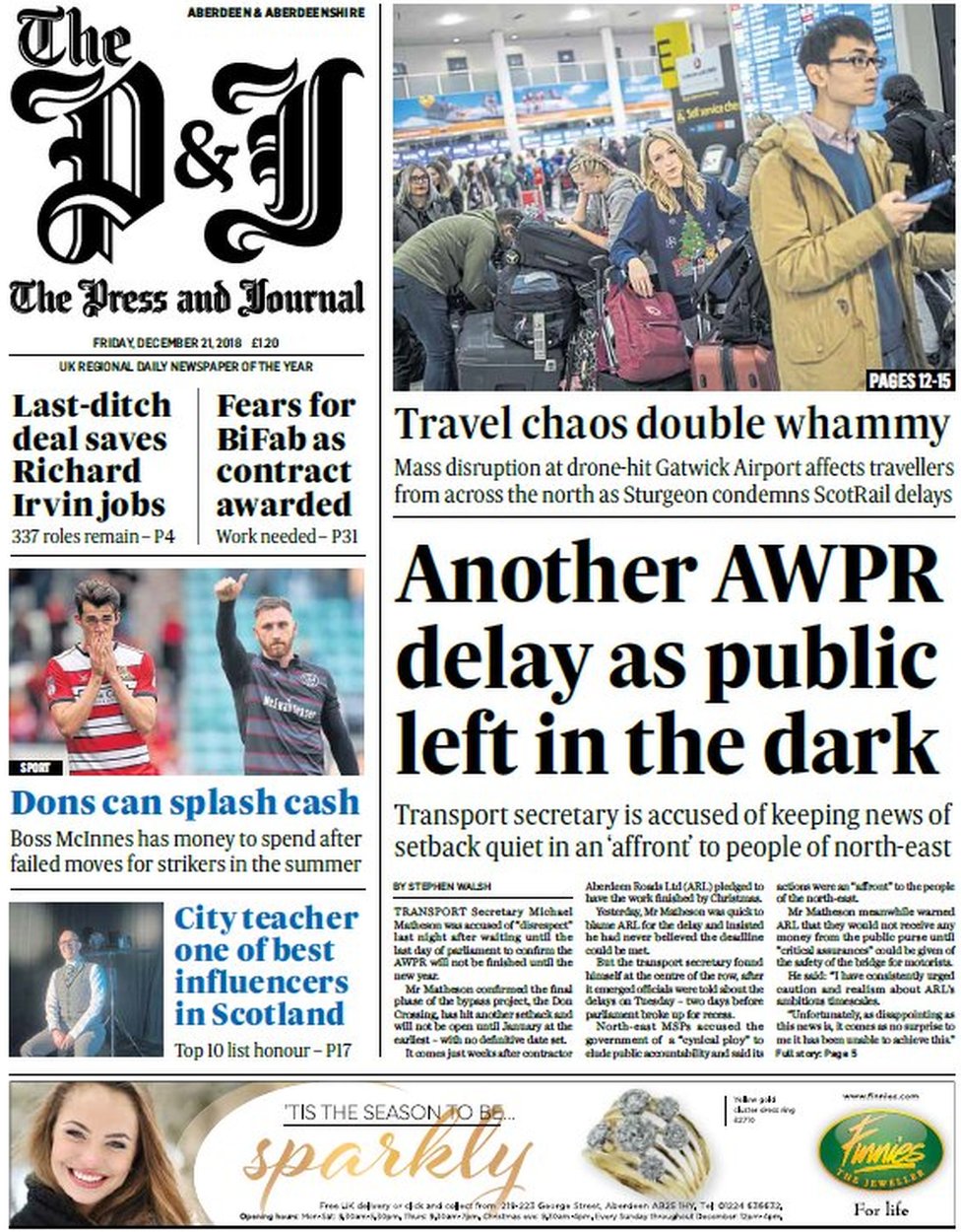 Scotland's papers: Lockerbie remembered and starved toddler - BBC News