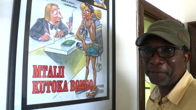 Meet the cartoonist behind Tanzania's Kingo - BBC News