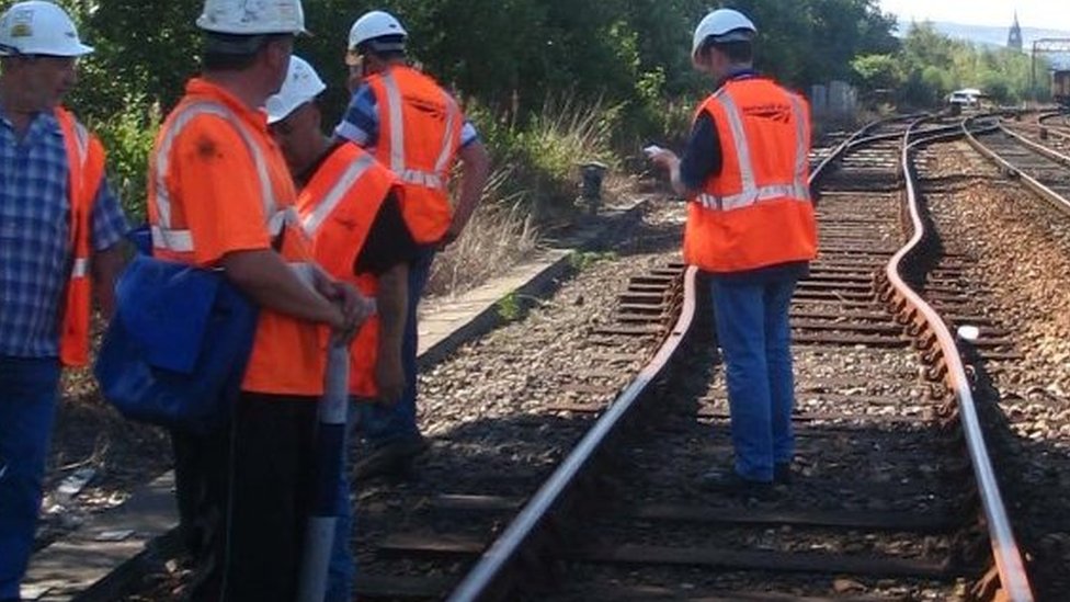 Heat factor in Langworth freight train derailment - BBC News