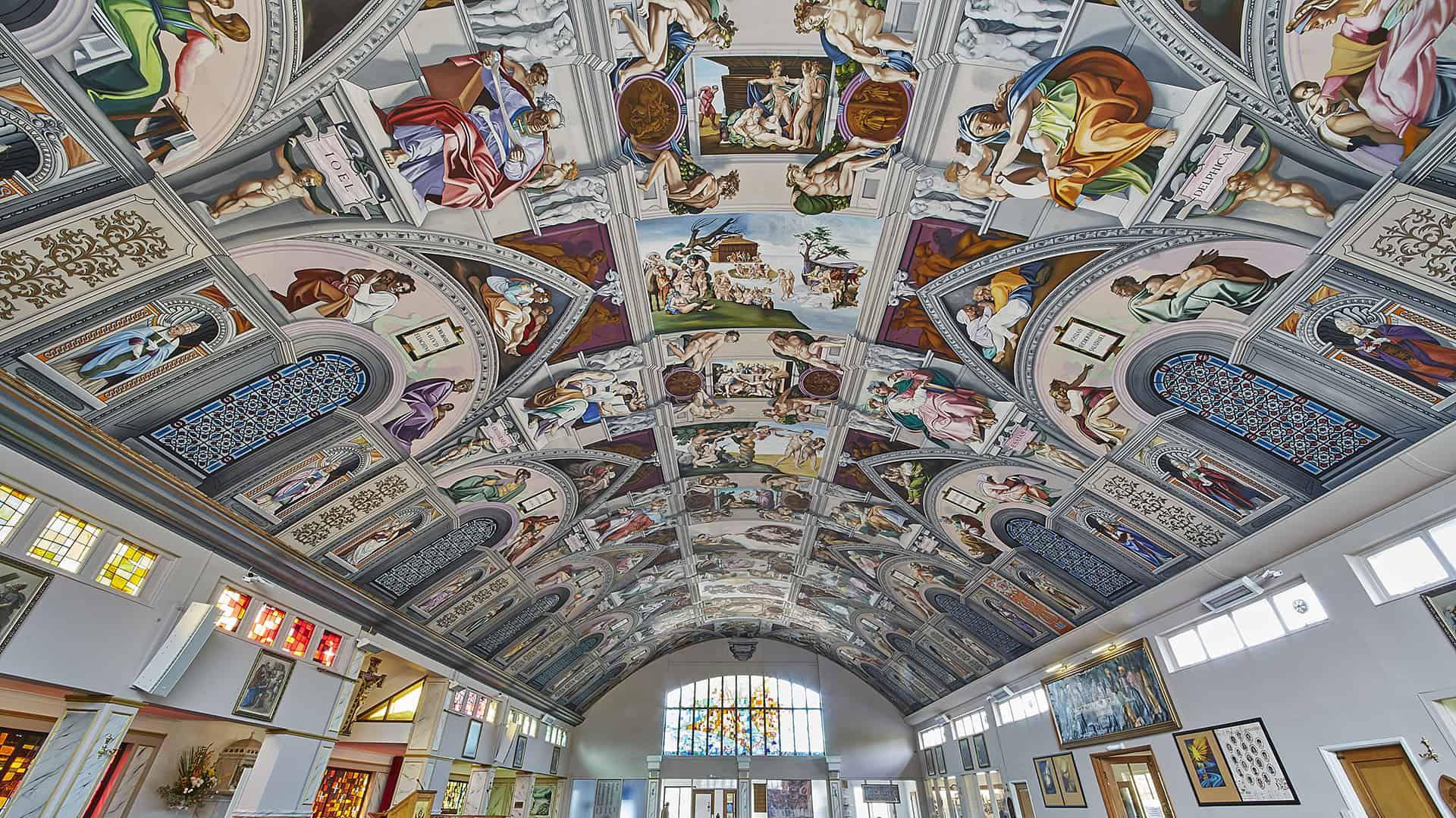 Sistine Chapel Ceiling Close Up