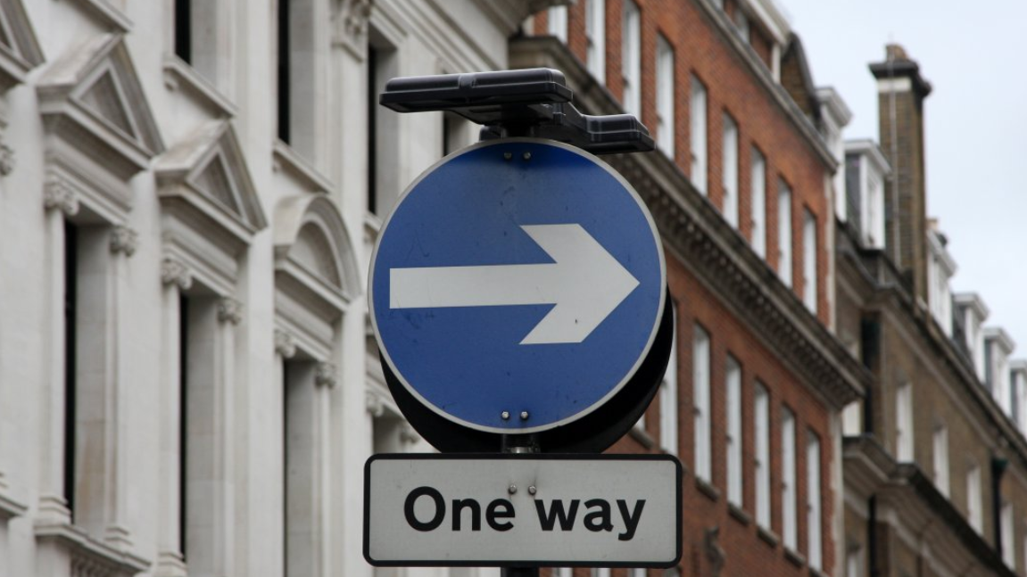 Traffic Signs One Way