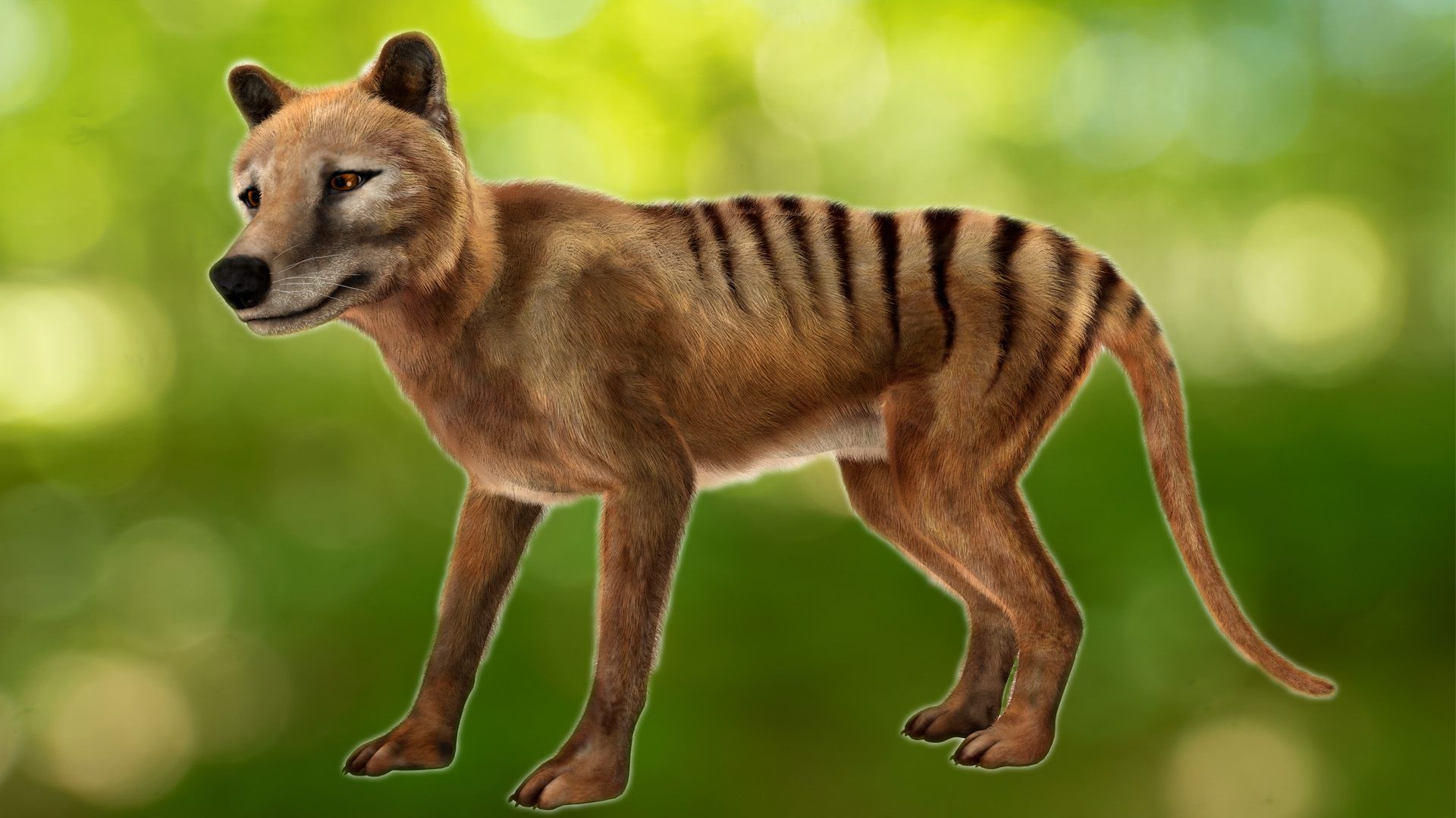 Thylacine Color A Weighty Issue: The Tall Tale Of The Tasmanian Tiger